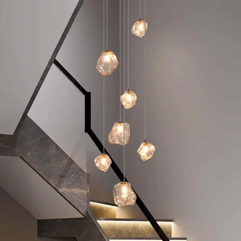 Modern home decor ring led lights pendant light lamps for living room ...