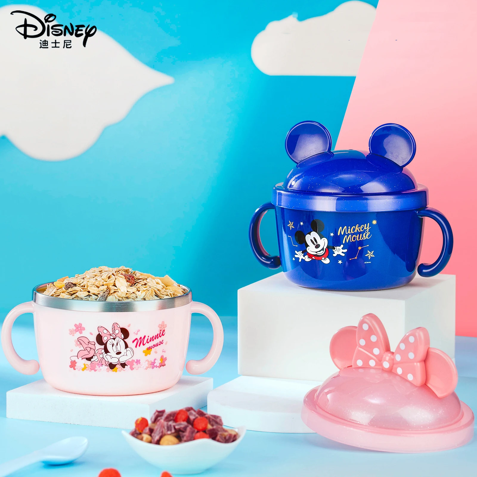 Children-s-Bowl-Anti-falling-Anti-scalding-Stainless-Steel-Tableware ...