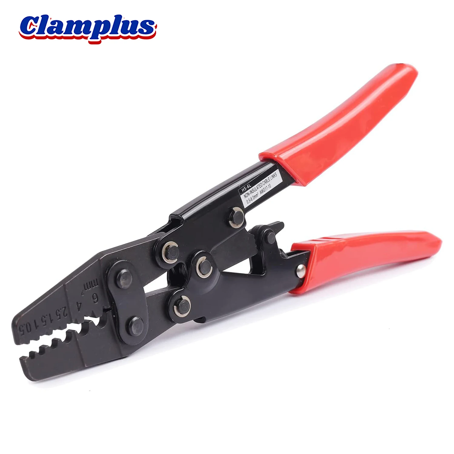 HS-6L-Terminal-Crimping-Pliers-Non-Insulated-Ratchet-Wire-Crimper-Tool ...