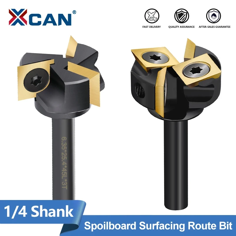 XCAN-Milling-Cutter-1-4-Shank-Carbide-Insert-Slab-Flattening-Wood ...
