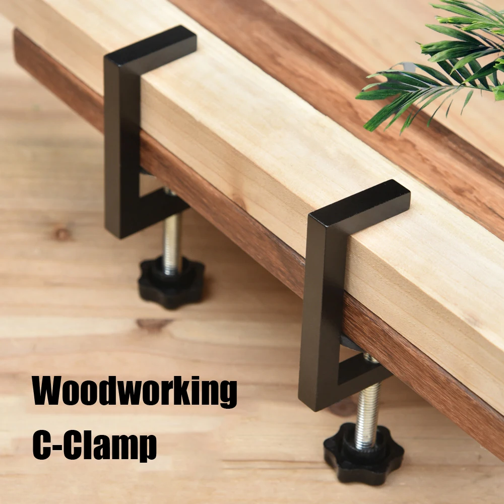 Woodworking-C-Clamp-Heavy-Duty-For-Wood-Plastic-Cutting-Drilling-10 ...