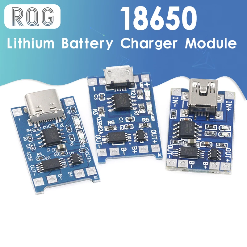 1pcs 5v 1a Micro Usb 18650 Type-c Lithium Battery Charging Board ...