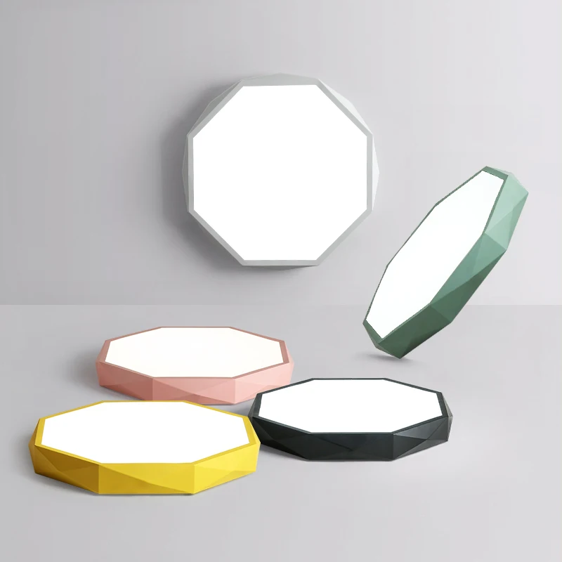 Modern-LED-Macaron-Skylight-Lighting-Fixtures-Simple-Octagonal-Ceiling ...