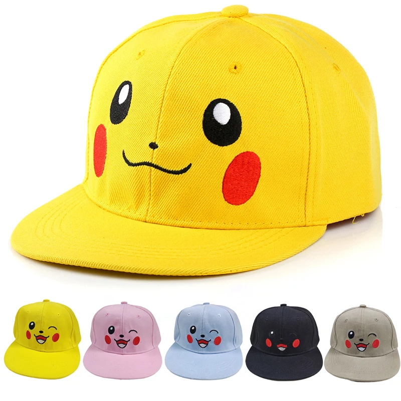 Cute-Anime-Cartoon-Pokemon-Pikachu-Adult-Children-Baseball-Cap ...