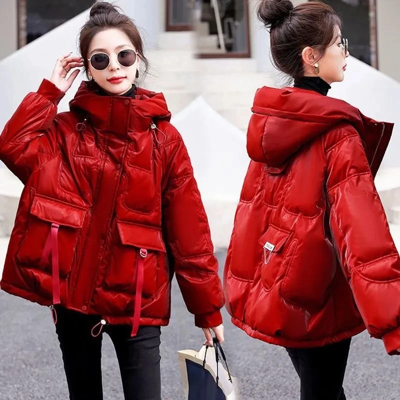 Winter-New-glossy-Down-Cotton-Jacket-Thick-Warm-Hooded-Puffer-Jacket ...