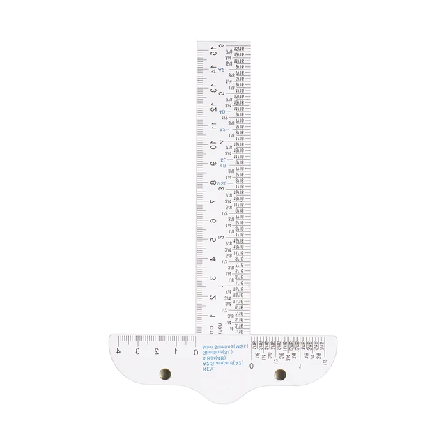 Righello 30 Cm YHIJSR 8 Pezzi Righello Di Plastica 20 Cm Righelli ...