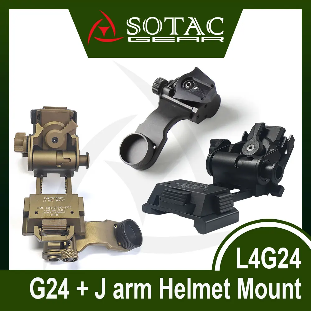 Weapon-L4G24-Helmet-Mount-with-J-arm-NVG-Mount-Night-Vision-Goggles ...