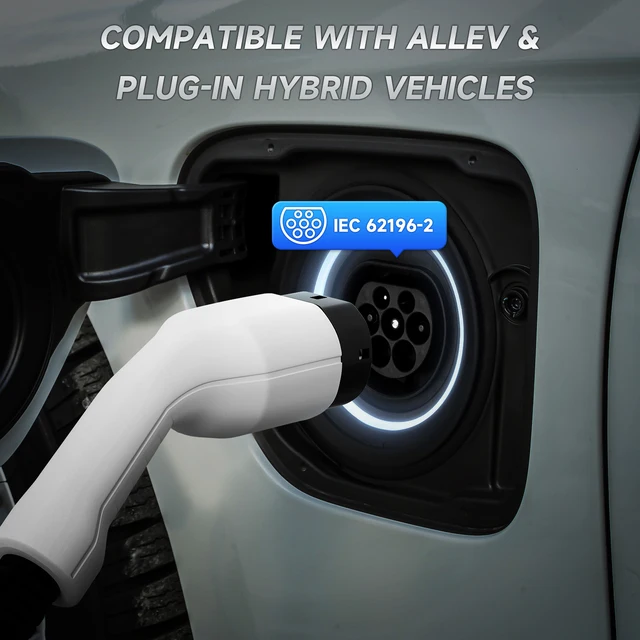 16A 3.5KW Portable EV Charger Type2 IEC62196-2 EVSE Fast Charging Box ...