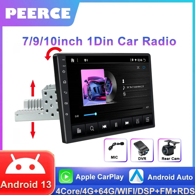 Android 13 Car Radio Multimedia Player Autoradio Carplay 1 Din ...