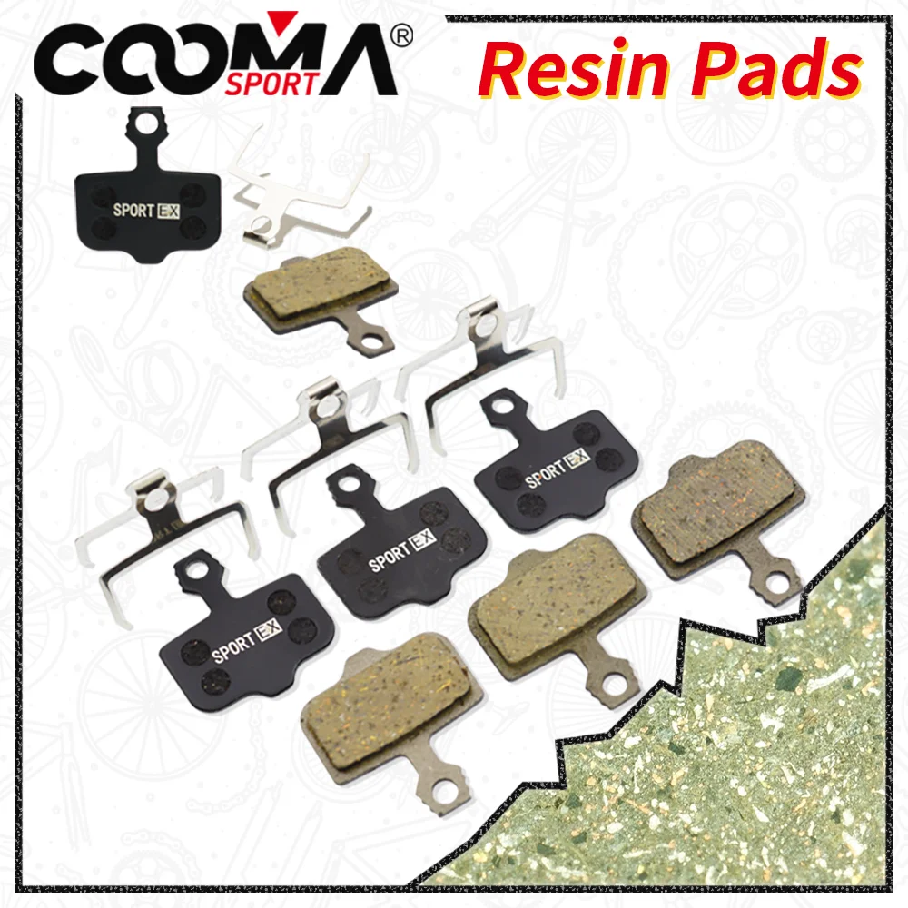 4 Pairs Bicycle Disc Brake Pads For Avid Elixir R/cr/cr-mag/e1/3/5/7/9 ...