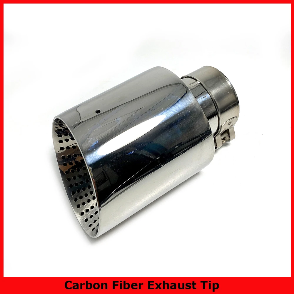 1Pcs-Cars-Attachment-Exhaust-Pipe-Stainless-Steel-304-Tail-Throat-Horn ...