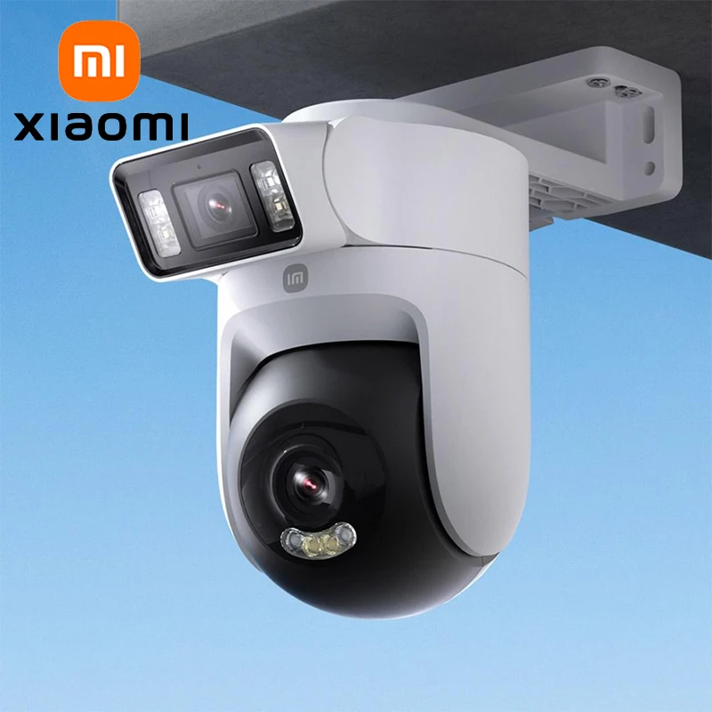 XIAOMI New Outdoor Camera 4 Dual Camera Version，360° 5MP 3K，Audible ...
