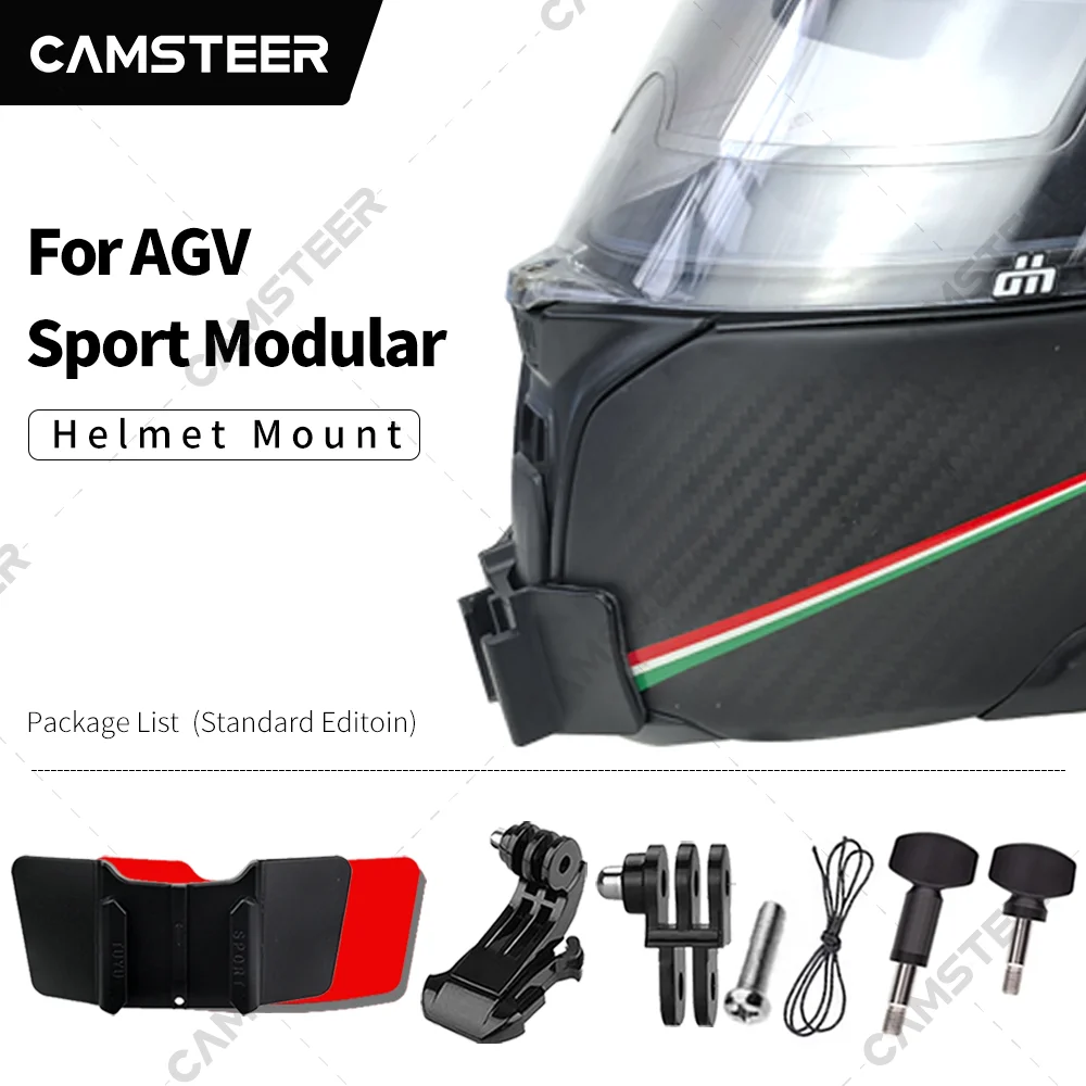 Agv-Sport-Modular-Customized-Helmet-Chin-Mount-for-GoPro-13-12-11-10-9 ...