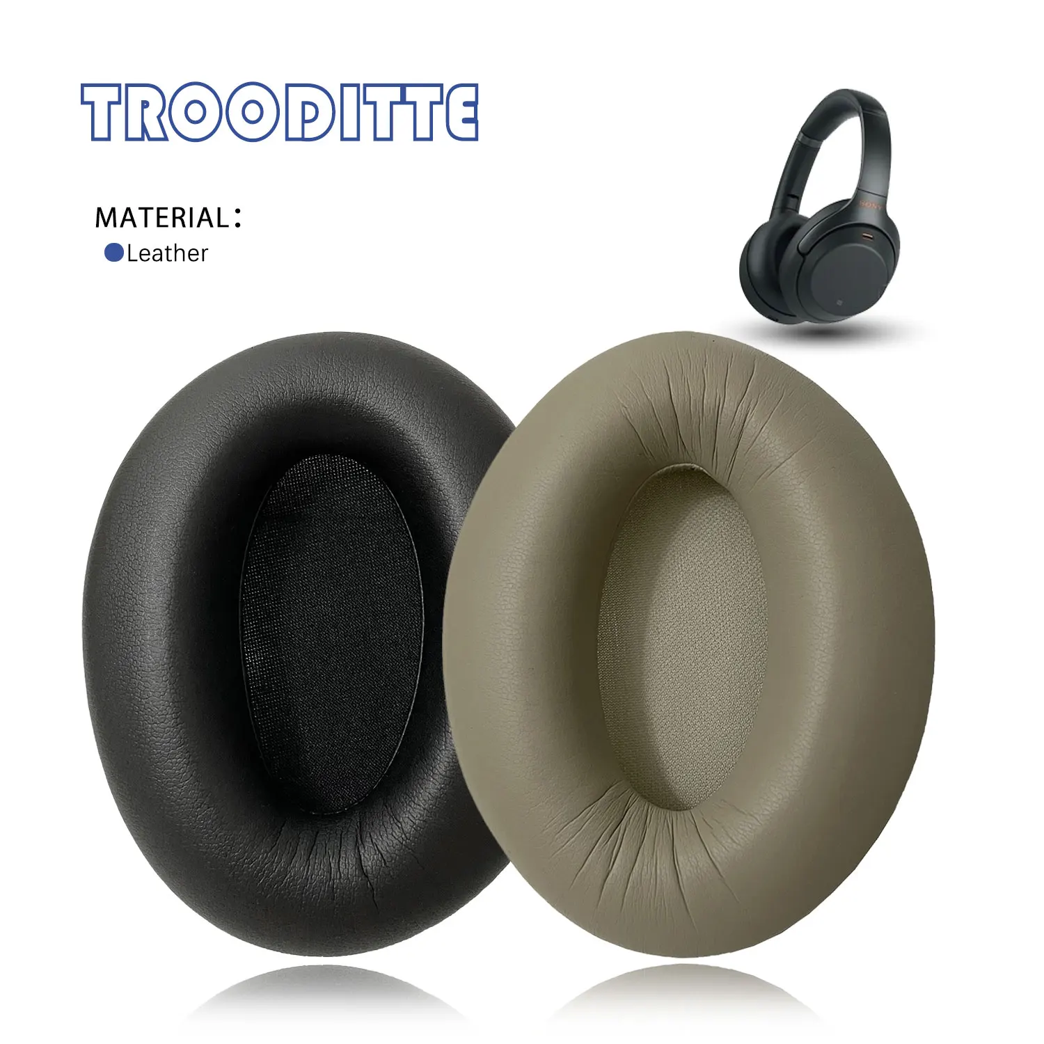 TROODITTE-Replacement-Earpad-For-Sony-WH-1000XM3-Headphones-Memory-Foam ...