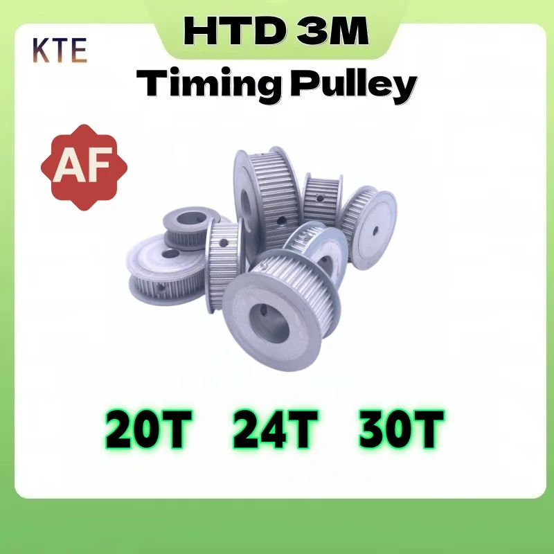 3M Pulley 20T 24T 30T HTD 3M Timing pulley 20Teeth 24Teeth 30Teeth Belt ...