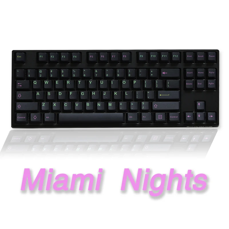 GMK-Miami-Keycaps-English-Cherry-Profile-PBT-Dye-Sublimation-Mechanical ...