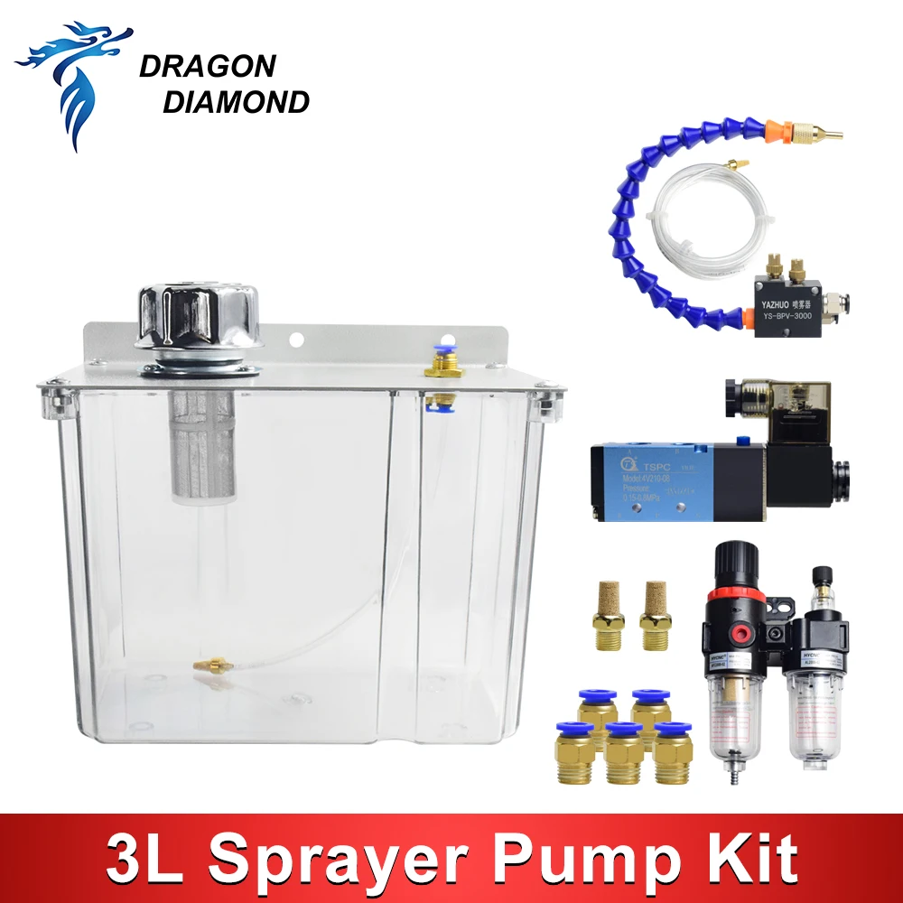 CNC Machine Tool Pneumatic Sprayer Water Pipe Oil Pump Lubrication ...