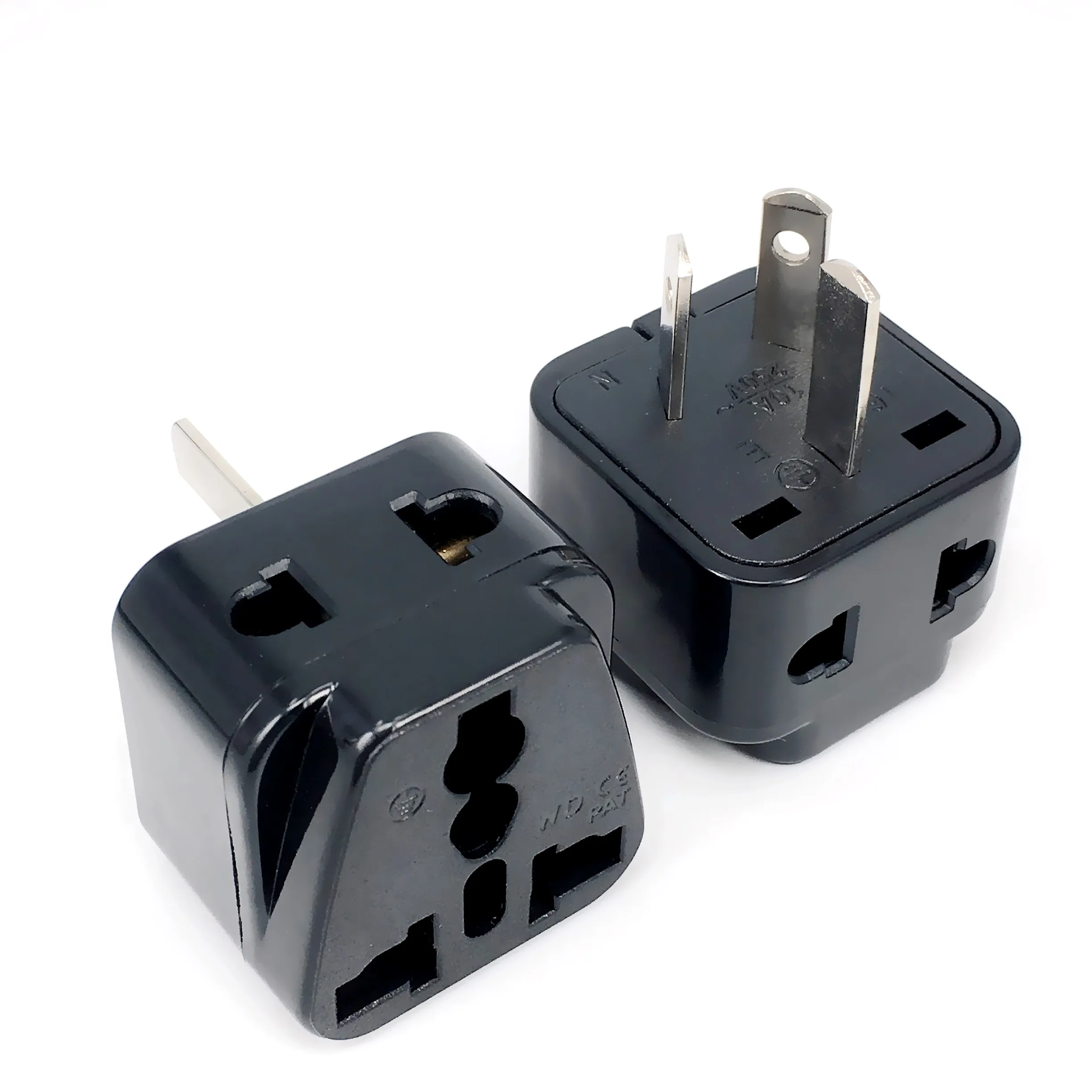 1pcs Australia Travel Adapter Universal 2 In 1 USA US UK KR Swiss EU to ...