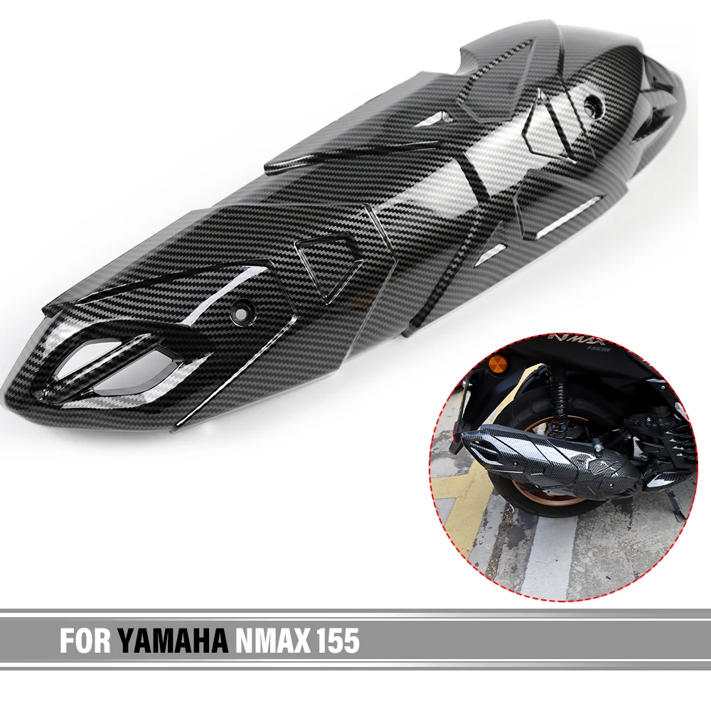 Motorcycle-Carbon-Fiber-Exhaust-Pipe-Heat-Shield-Cover-Protection-for ...