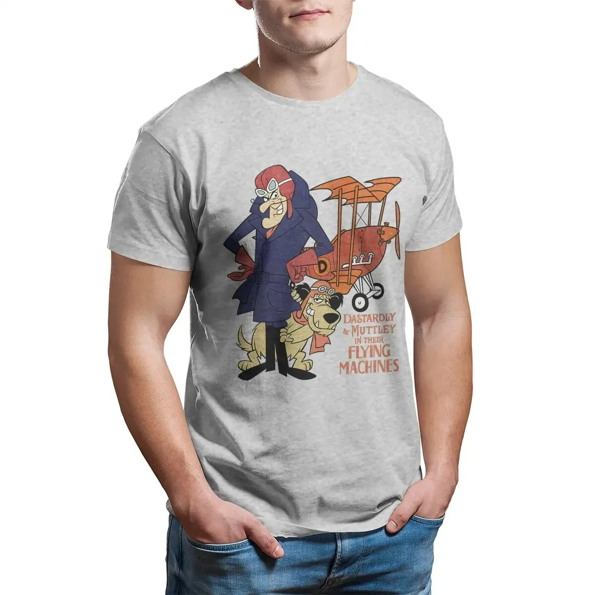 Men-s-Dastardly-Muttley-Flying-Machines-Wacky-Races-Cartoon-T-Shirts ...