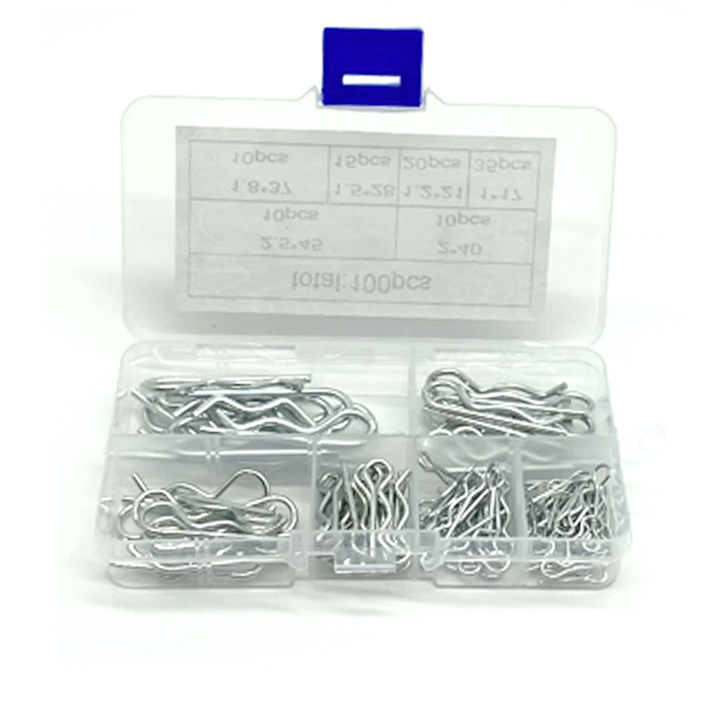 100PCS-Carbon-Steel-Zinc-Plated-R-Type-Wave-Clip-Cotter-Hitch-Pin-Clips ...