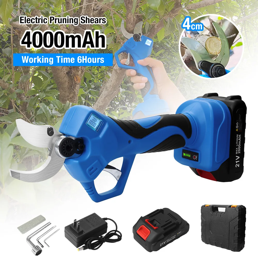 40MM-Cordless-Pruner-Lithium-ion-Pruning-Shear-Efficient-Fruit-Tree ...