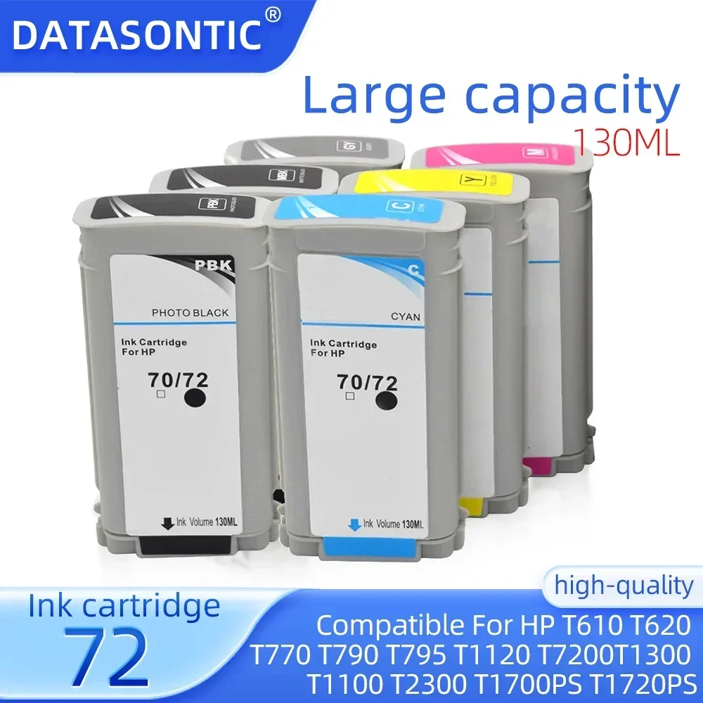 72-Ink-Cartridge-With-Dye-Ink-For-HP-T610-T620-T770-T790-T795-T1100 ...