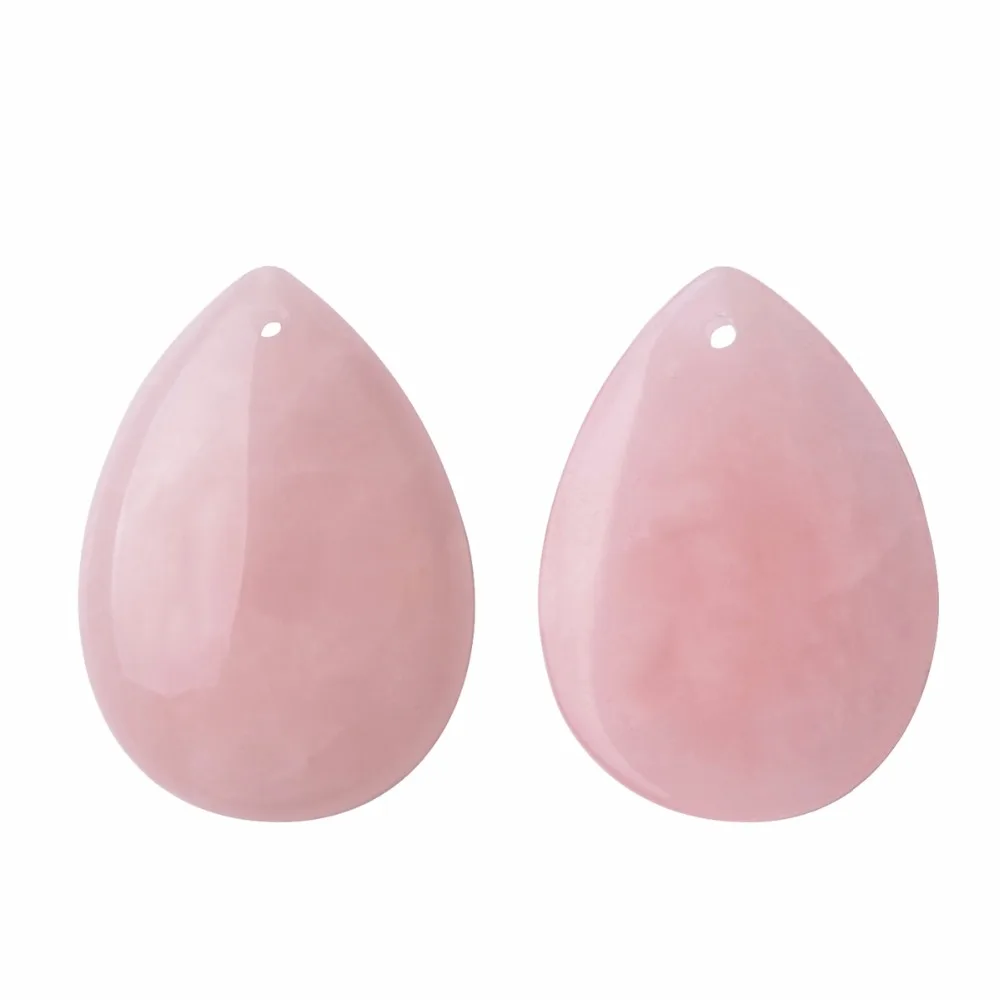 Crystal-Water-drop-shaped-Stone-Natural-Quartz-Gem-stone-Pendant-beads ...