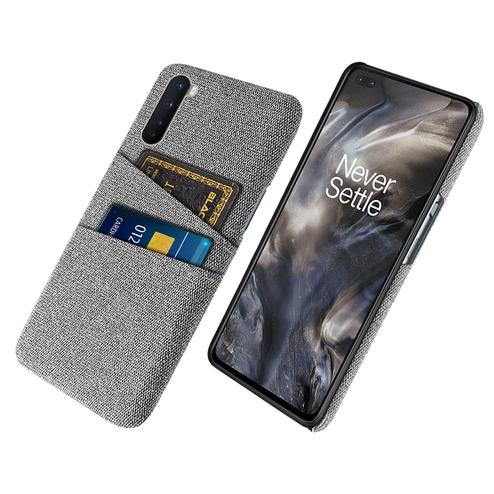 For-OnePlus-Nord-Case-Luxury-Fabric-Dual-Card-Phone-Cover-For-One-Plus ...
