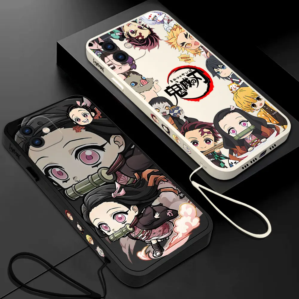Anime-Demons-Slayers-Kamado-Nezuko-Phone-Case-For-iPhone-15-14-13-12-11 ...