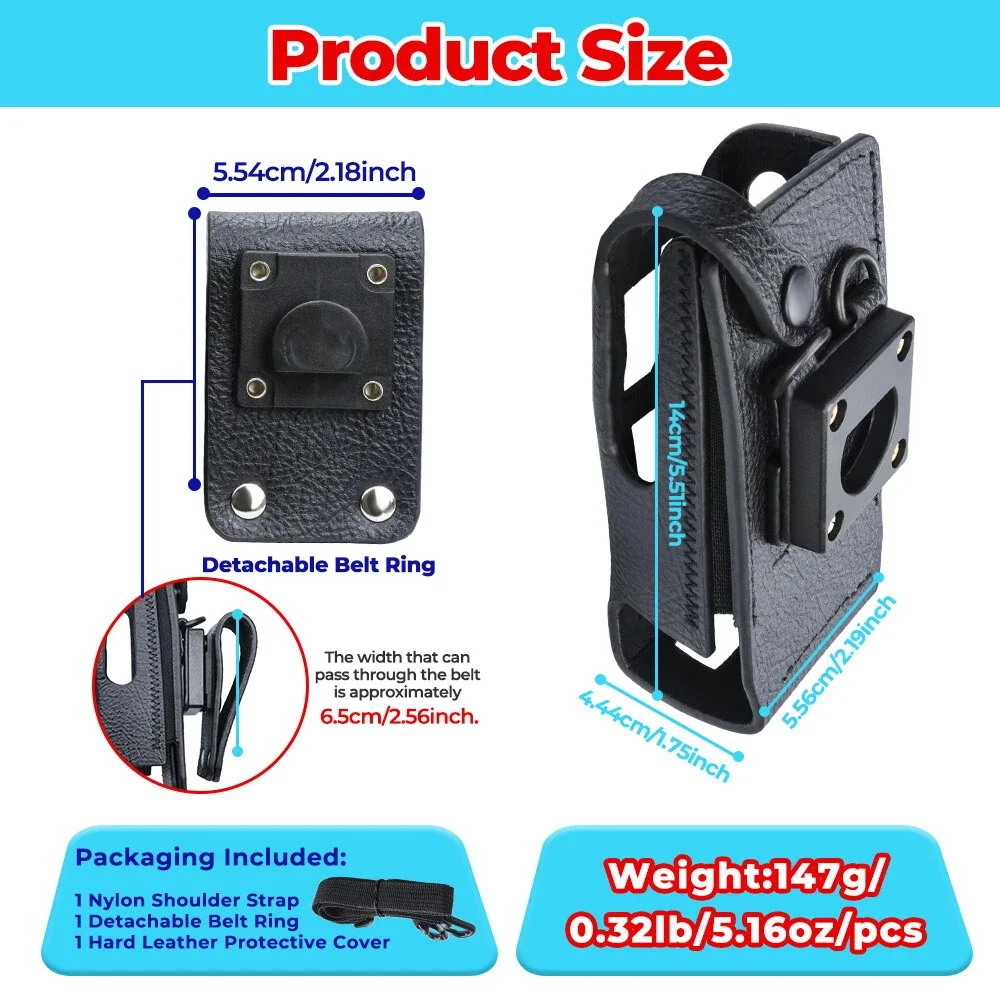 Leather Cover Soft Fall Proof Protective Case for Motorola MTP3150 ...