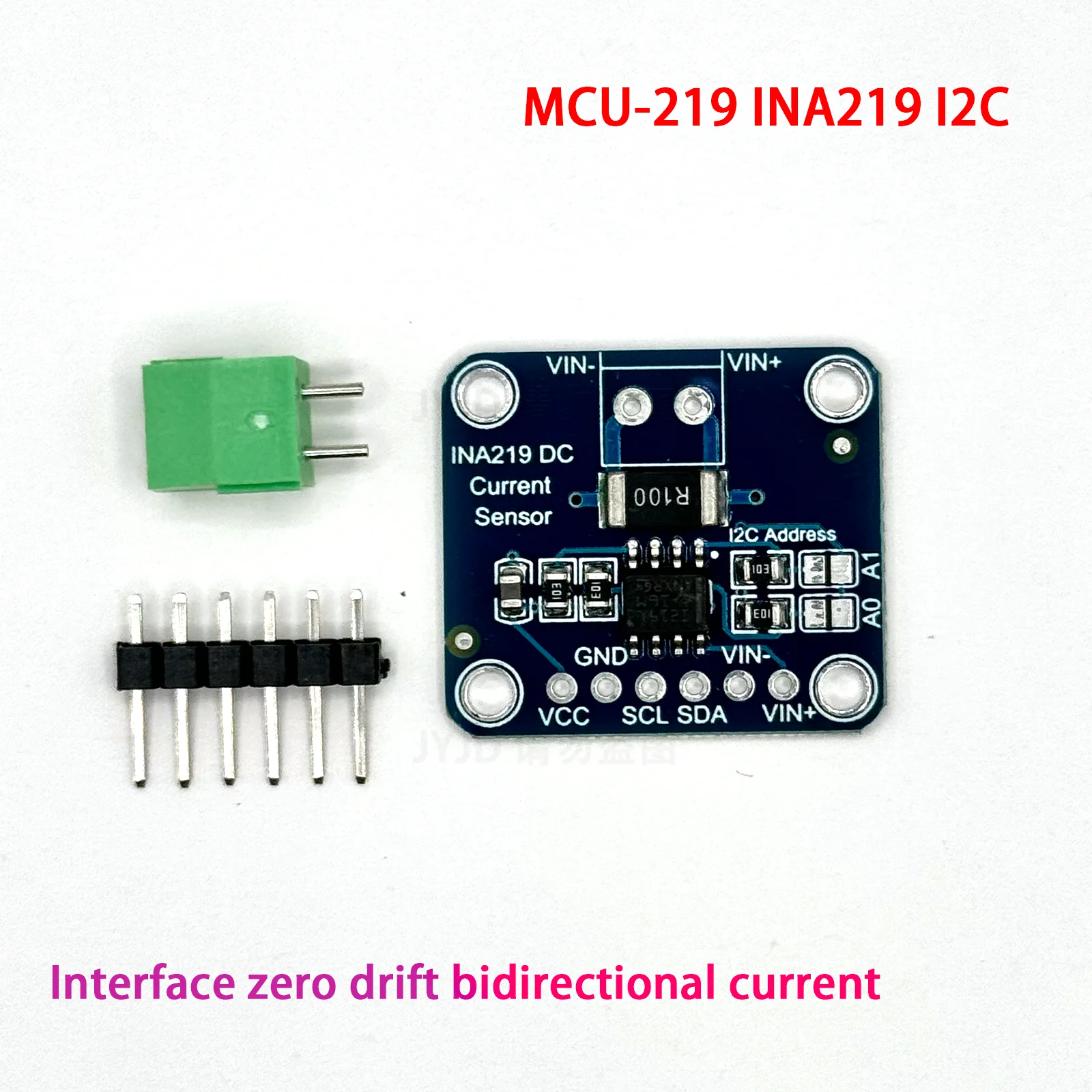 MCU-219-INA219-I2C-port-Zero-drift-bidirectional-current-power-supply ...