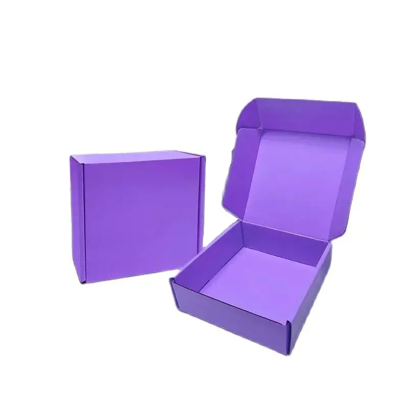 20pcs-Purple-Strong-and-Lightweight-Corrugated-Kraft-Paper-Mailer-Boxes ...