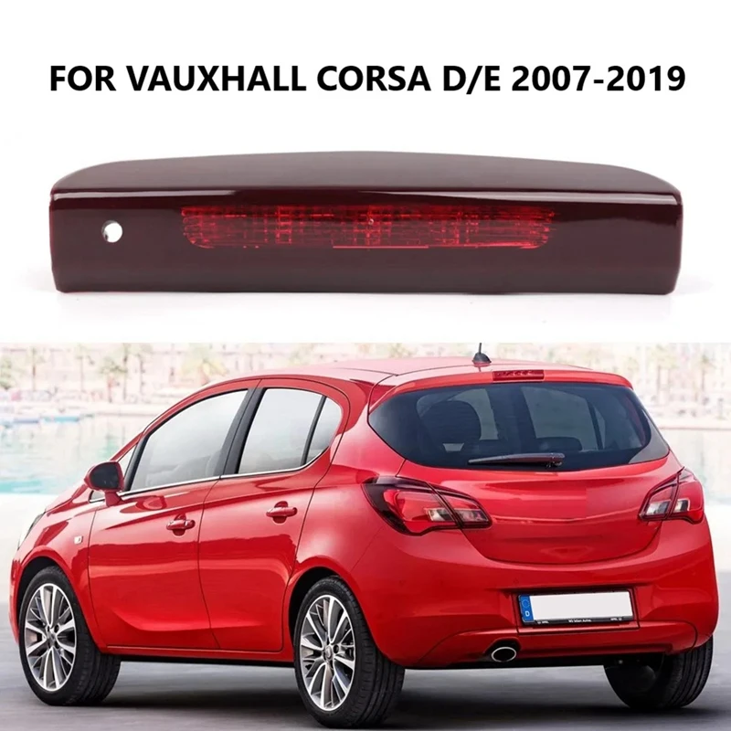 Car-LED-High-Mount-Stop-Lamp-3Rd-Rear-Tail-Light-For-Vauxhall-Corsa-D-E ...