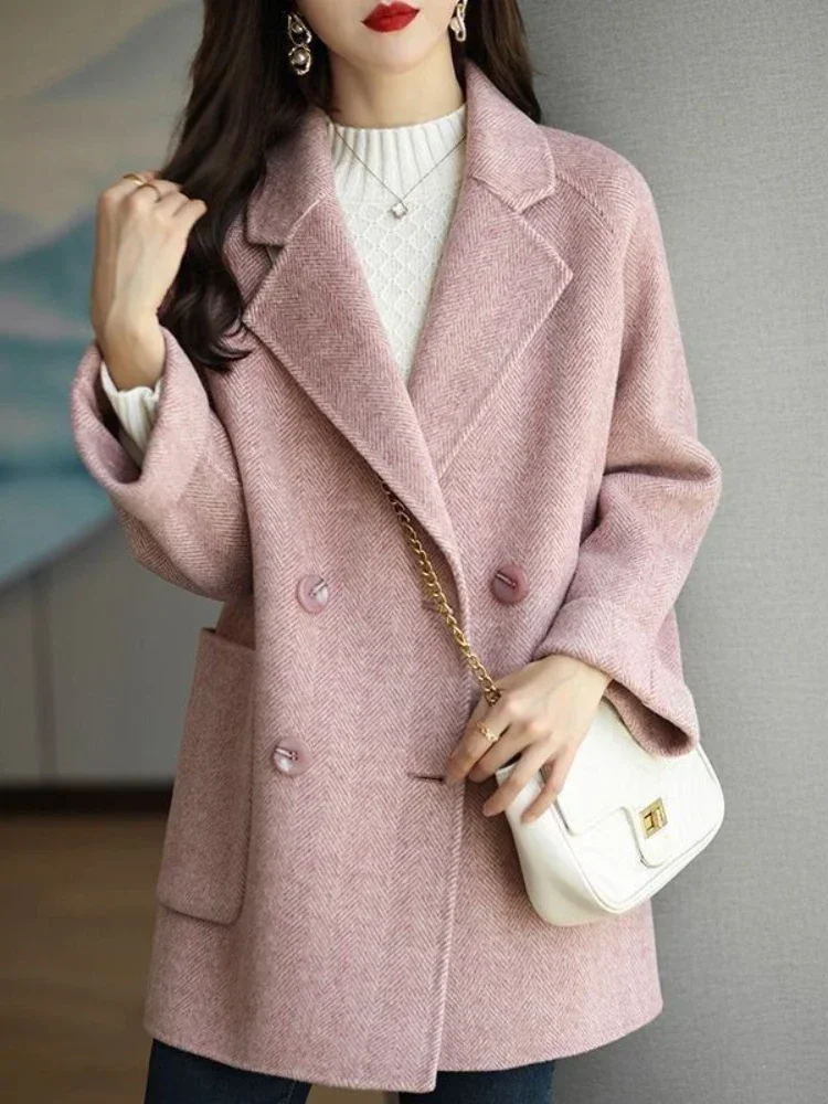 Wool Coat Elegance Coats and Jackets Women New In Autumn Winter Jacket ...