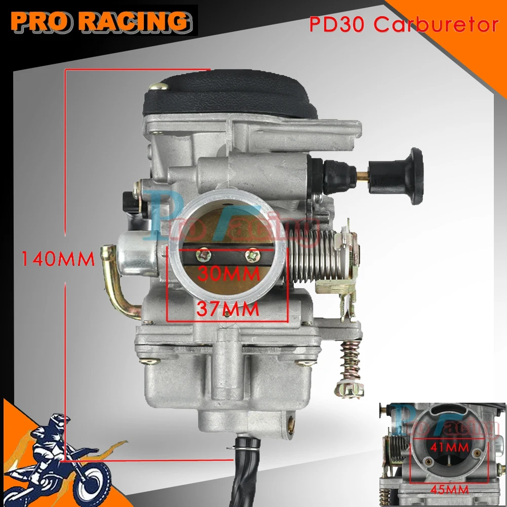 30mm Carburetor PD30 Carburetor For JIANSHE QingQi 250 JS GXT 250 ...