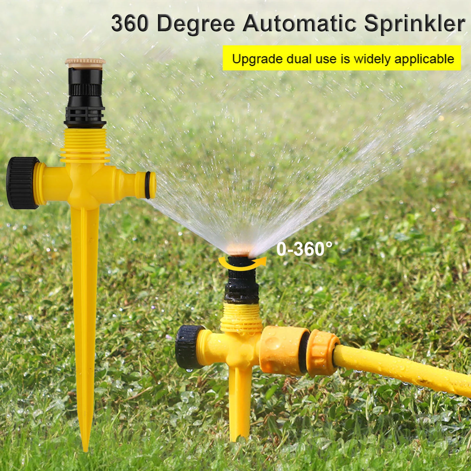 360-Degree-Automatic-Sprinkler-Lawn-Irrigation-Head-Adjustable-Spray ...