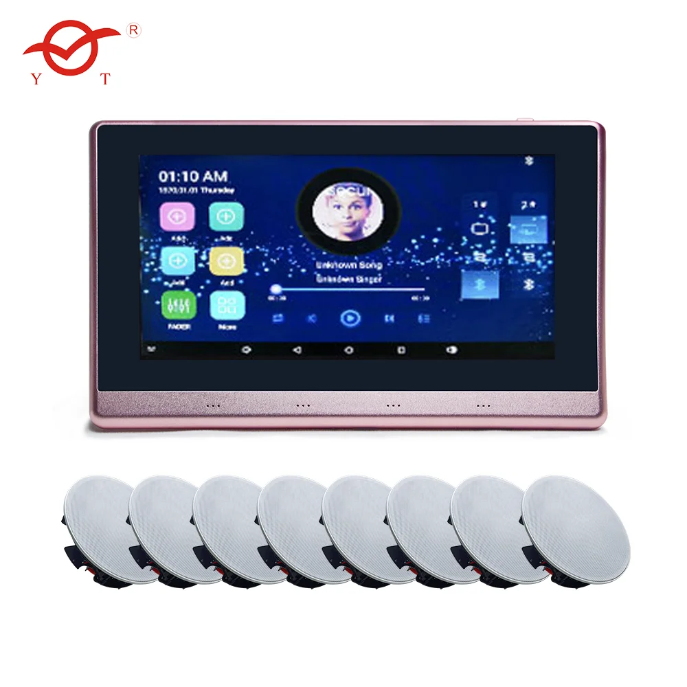 In Wall Amplifier Remote Control Smart Home Audio Background Music ...