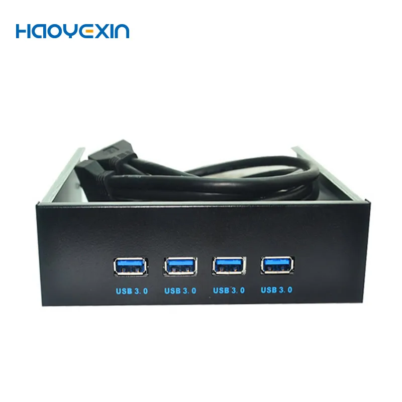 USB-3-0-HUB-4-Ports-Front-Panel-to-Motherboard-20Pin-Connector-Cable ...