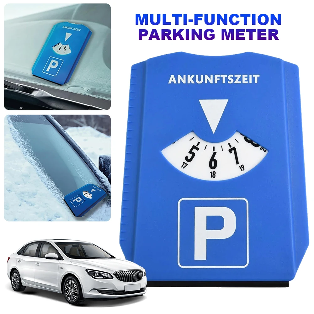 1/2/3Pc Car Parking Disc Timer Clock Arrival Time Display Blue Plastic ...