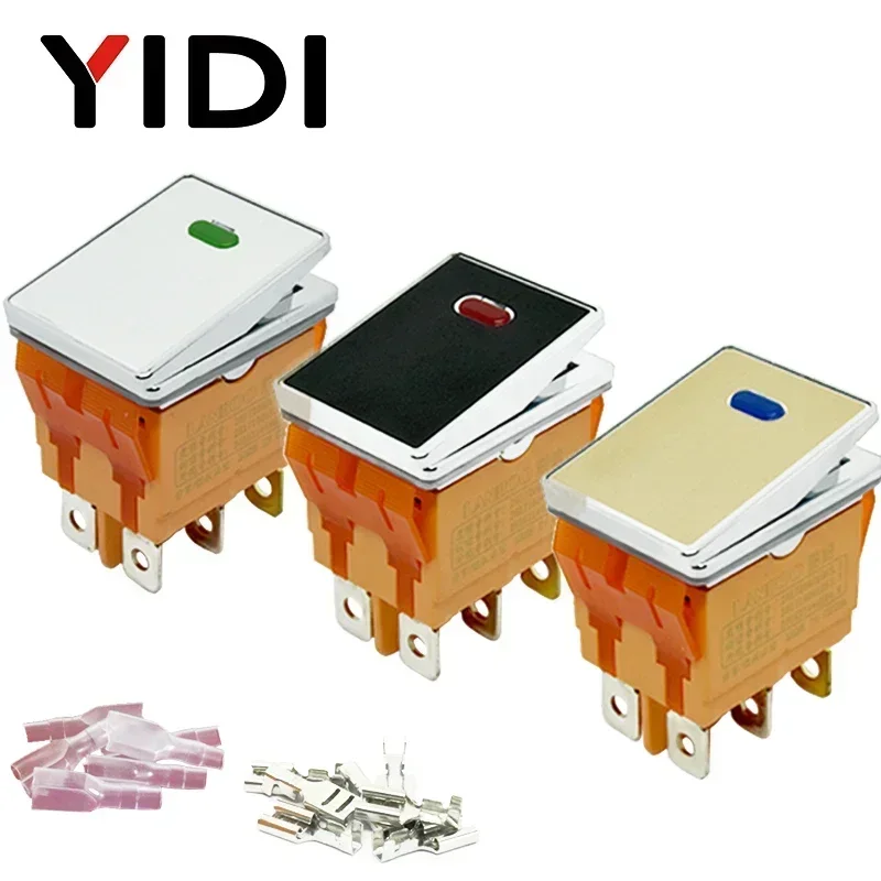 Waterproof-Rocker-Switch-Heavy-Duty-16A-250VAC-Auto-Marine-Boat-Switch ...