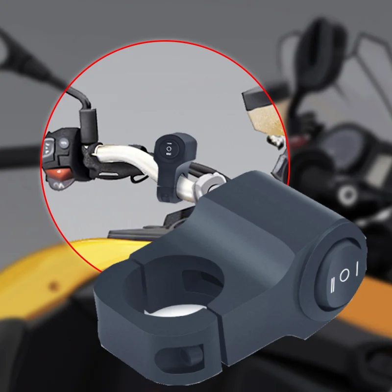 22mm 7/8in Aluminum Alloy Motorcycle Handlebar Headlight Switch Three ...
