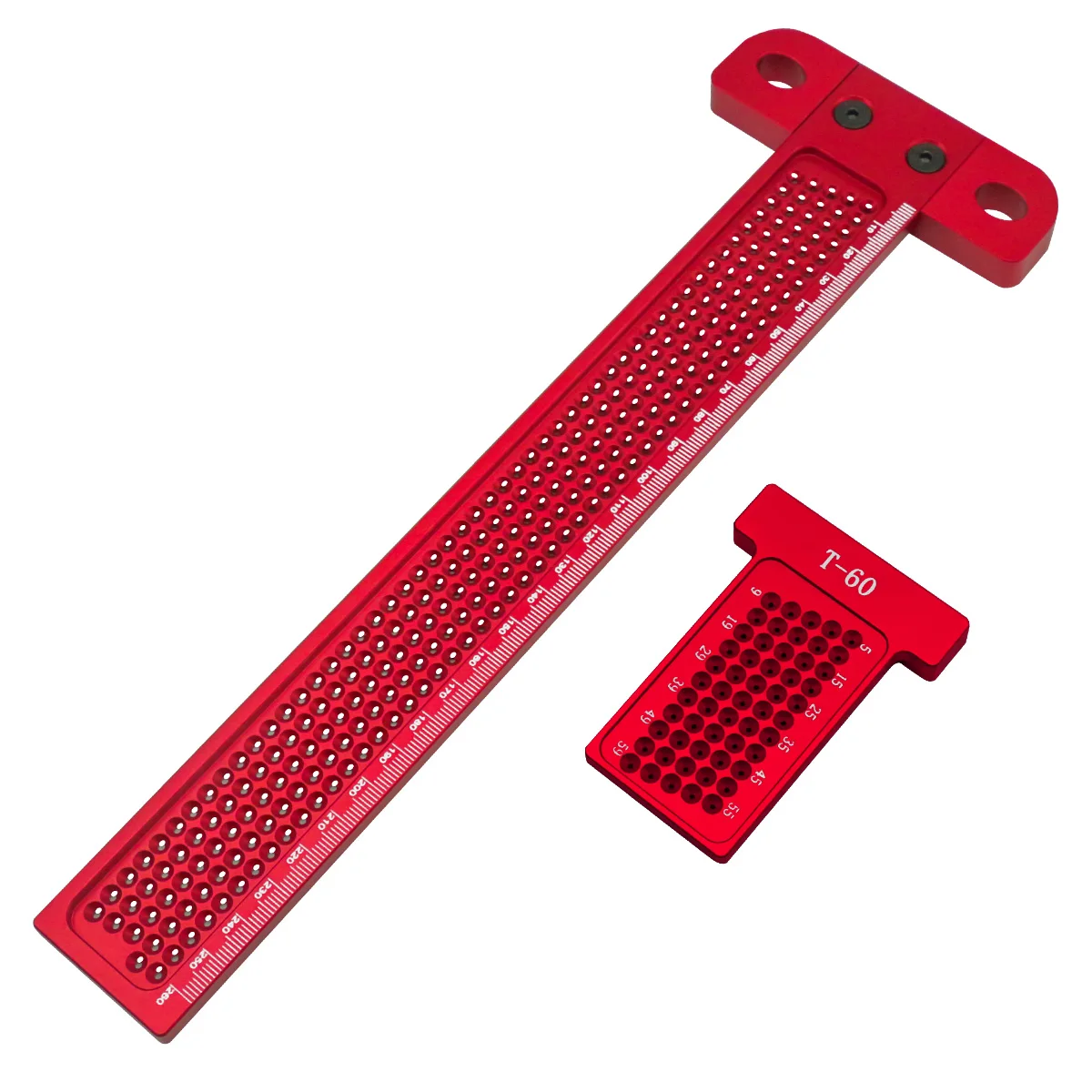 60/260MM T-Ruler Precision Marking Aluminum Alloy Woodworking Scribe ...
