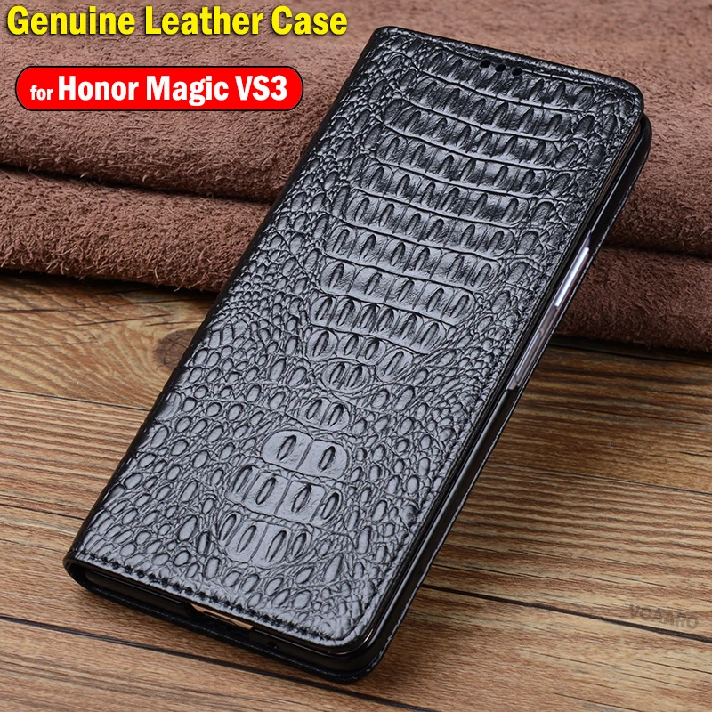 Genuine-Leather-Flip-Funda-for-Honor-Magic-VS3-Case-for-Honor-Magic-VS3 ...