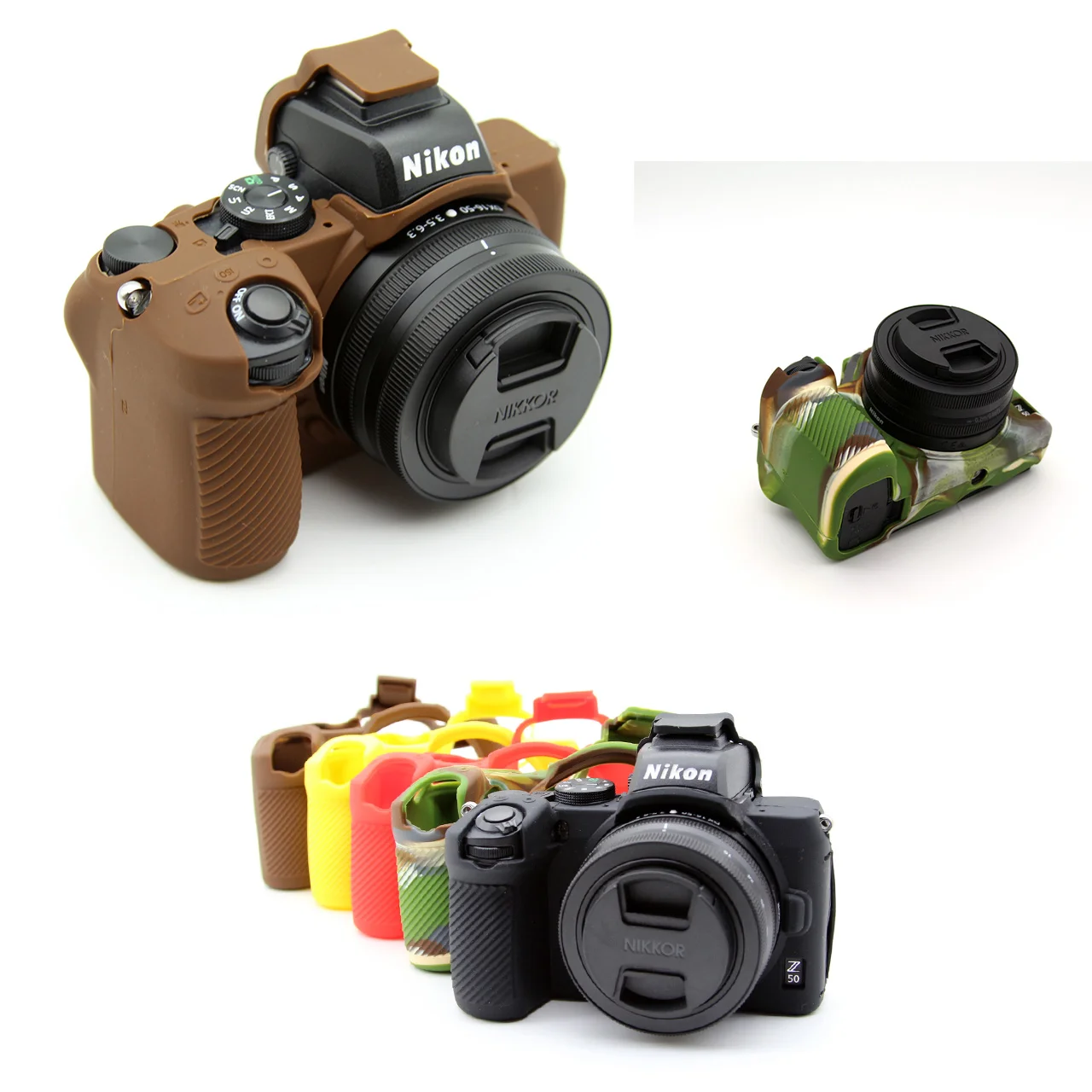 silicone case Nikon Z50 Soft Camera Bag Silicone Case Armor Protective ...