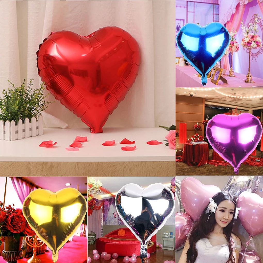 10PCS-10-inch-Heart-Love-Aluminum-Foil-Balloon-Baby-Shower-Child ...