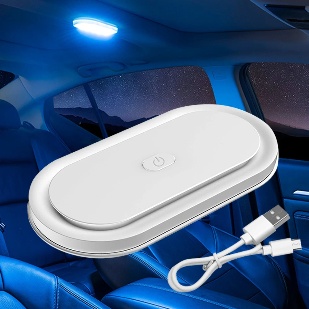 Rechargeable-Portable-Car-Interior-Dome-Light-1-Piece-LED-Touch-Lights ...