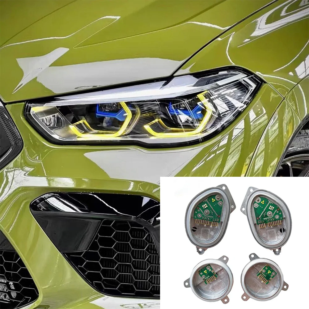 Laser-Headlight-Daytime-Running-Light-Yellow-For-2020-2021-BMW-X5-G05 ...