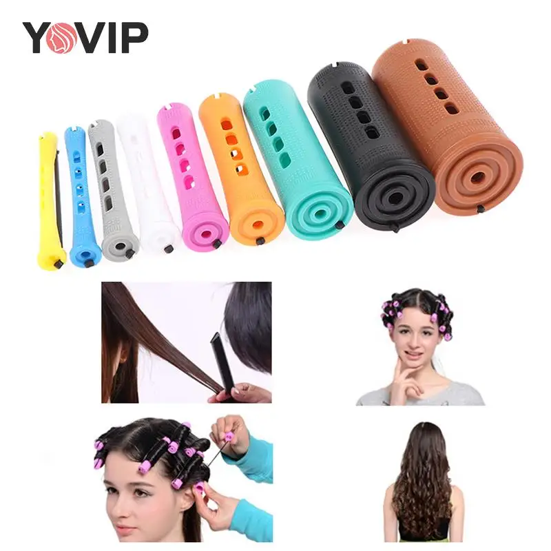 6/10Pcs Hair Perm Rods Hair Curling Rollers Perming Rods Curlers Cold ...