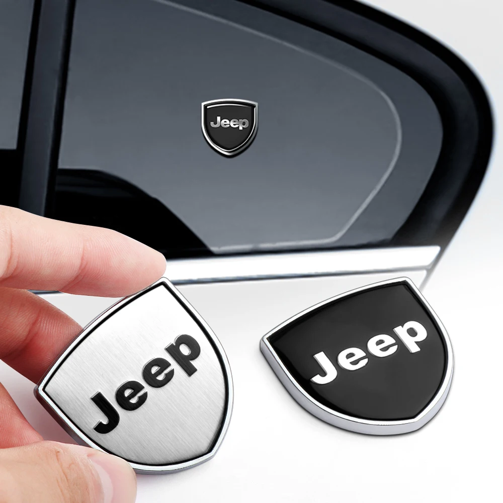 1/2pcs Car Metal Emblem Fender Side Body Tail Trunk Stickers For Jeep ...